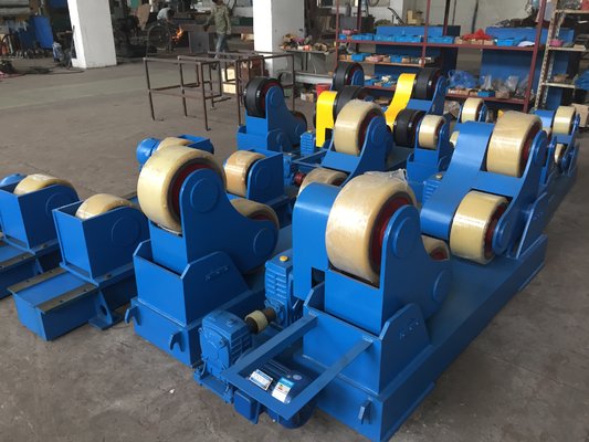 VFD Control Self Aligning Welding Rotator Double Motors Stable Operation