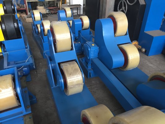 VFD Control Self Aligning Welding Rotator Double Motors Stable Operation