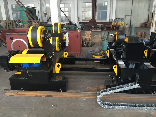 Motorized Moving HGZ-60 Self Aligning Welding Rotator Stable Continuous Running