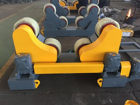 Conventional Self Aligning Rotator , Automatic Vessel Turning Rolls Single Drive