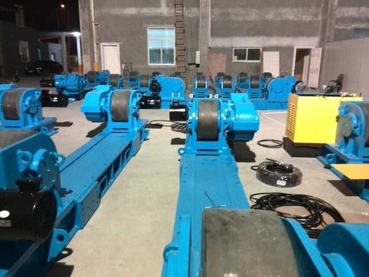 VFD Control Conventional Tank Welding Rotator , Pipe Rotators For Welding Manual Brake