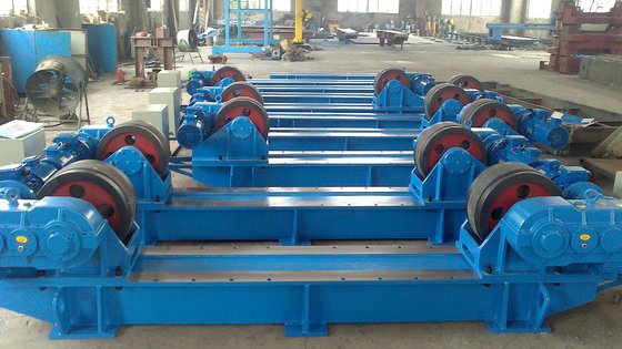 De blauwe Conventionele Lassenrotator met Handschroef past, VFD-Controle aan