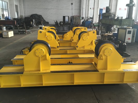 Conventional Pipe Turning Rollers , Self Aligning Rotator Speed Adjust By Inverter