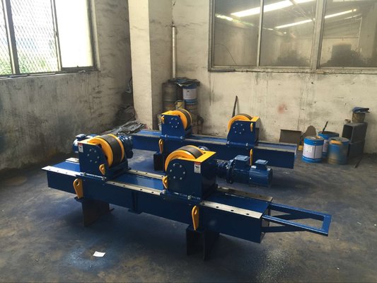 Q235 Conventional Welding Rotator 20 Ton Top Loading Wired Control Panel