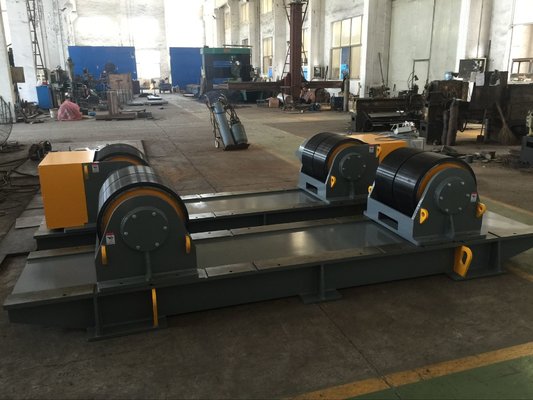 Heavy Duty Boiler Pipe Conventional Welding Rotator With 0.1~1m/min Roller Linear Speed
