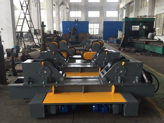 Gray Conventional Tank Fit Up Rolls Vessel Diameter 700mm - 5000mm 2×2.2Kw