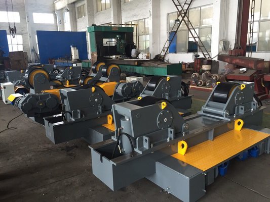 Gray Conventional Tank Fit Up Rolls Vessel Diameter 700mm - 5000mm 2×2.2Kw