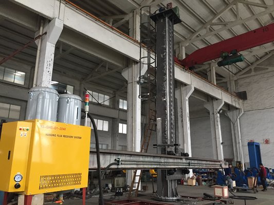 Longitudinal Seam Column Boom Welding Machine , Column & Boom 5m Vertical Stroke