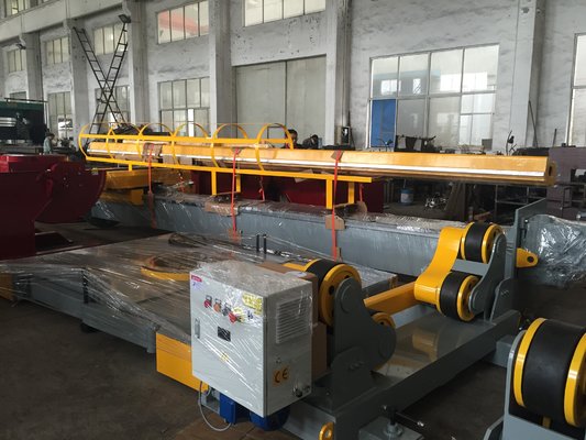 Yellow 4040 Pipe Automatic Welding Equipment Moving Revolve For Pressure Vessel