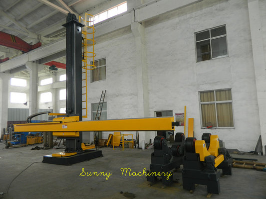 Auto Seam Welding Column And Boom With Cross Slide For Adjust Welding Torch