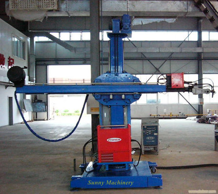 Heavy Duty Welding Column Boom VFD Control 380V 50HZ 3PH With Cross Turning
