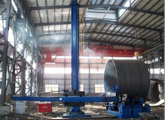 Large Pressure Vessel Column And Boom Manipulator With Travelling Cart
