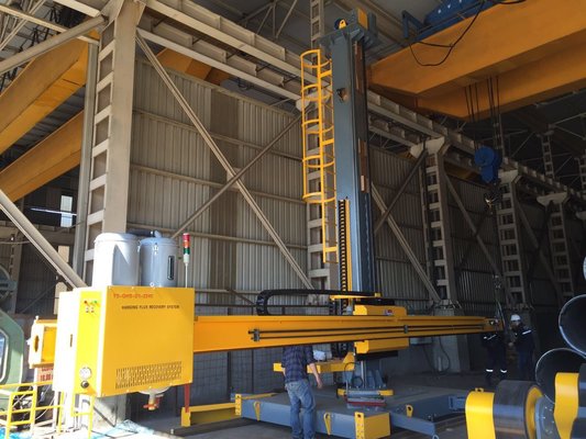 Manual Rotation Longitudinal Seam Welding Manipulators 3m Horizontal Stroke For Tank