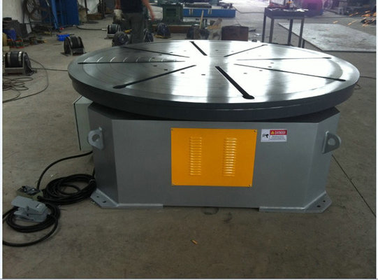 0.25kw Horizontal Small Welding Turntable , Pipe Welding Positioners 1000kg