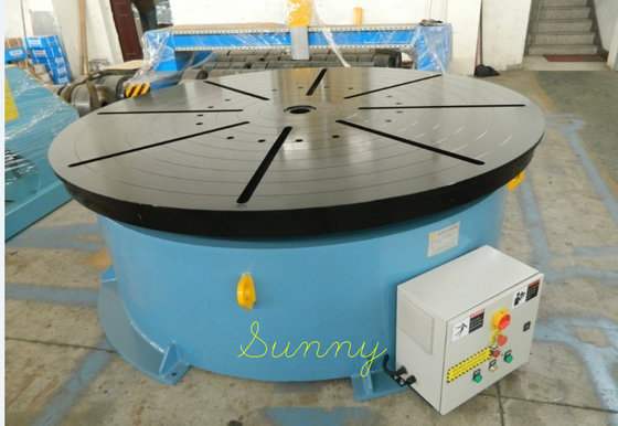 Double Turning Welding Positioner Turntable 1500mm 3 Jaws Chuck 110V-600V
