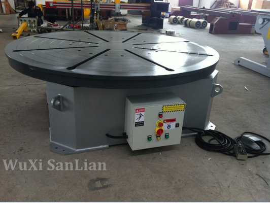 Horizontal Welding Positioner Turntable 0.25kw UK Motor 1200mm Table Diameter