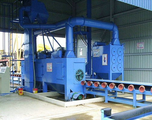 Drum Type H Beam Shot Blasting Machine With High Efficiency DustRemoving System