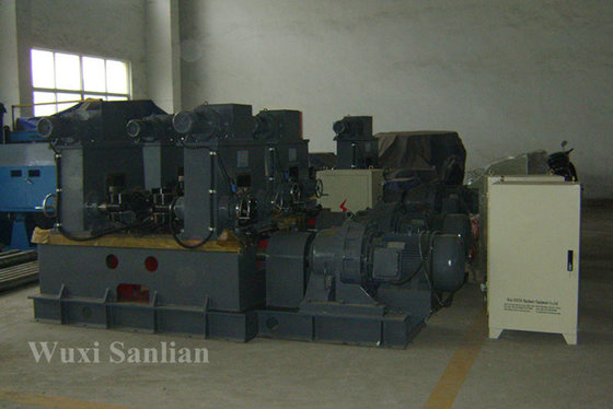 Gray Steel Flange Hydraulic Straightening Machine , H Beam Welding Machine