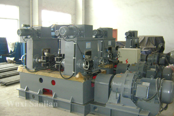Gray Steel Flange Hydraulic Straightening Machine , H Beam Welding Machine