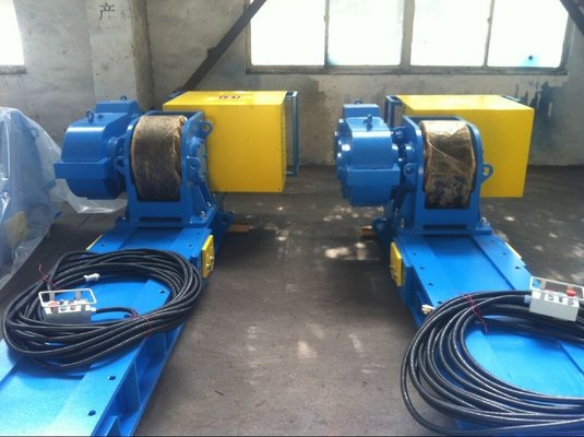Bolt Adjustment Conventional Welding Rotator for Pipe , Wired Tank Rotator HGK-10