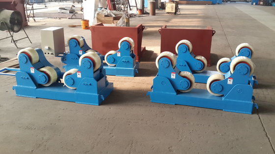 Single Drive 20 Ton Tank Turning Rolls , Pipe Rollers Vessel Diameter 500~3500