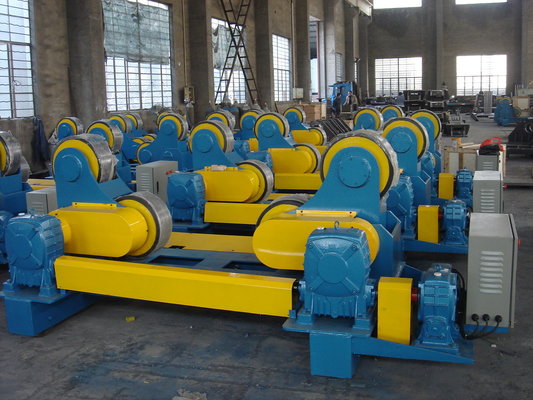 60T Vessel Welding Turning Rolls 750-4800mm Diameter 0.1-1 M/ Min Wheel Speed