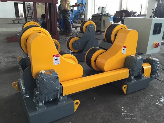 5.5kw Motor Turning Roll Wheels , Self Aligning Rotator 150 Ton Capacity