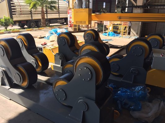 Industrial Self Aligning Welding Turning Rolls Adjustment 0.1~1m/ Min Wheel Speed