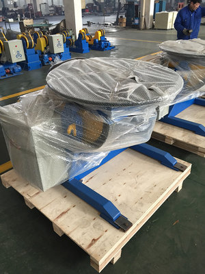 Manual Rotary Fixed Welding Positioner With Wired Controller Cradle Type