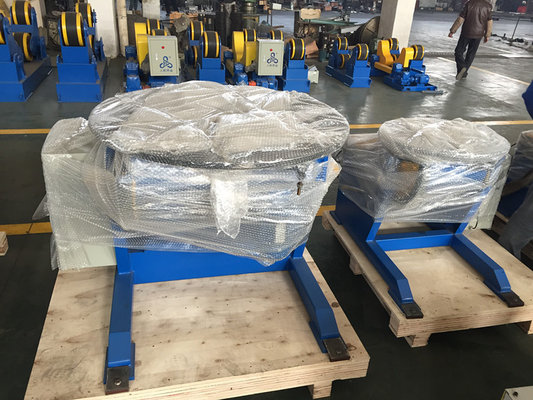 Automatic Fixed Welding Positioner 1m Table T - Slot 0.75KW Motor For Tilting