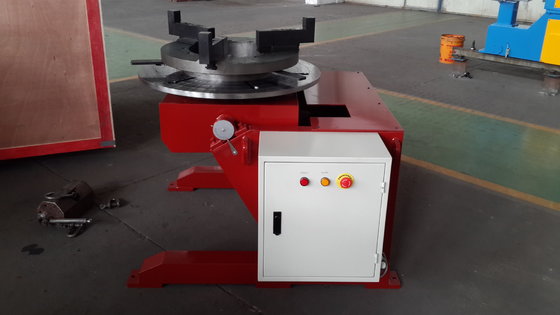 2000mm Hydraulic Welding Positioner 10 Ton 5.5kw Tilt Motor VFD Control