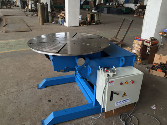 380V Q235 Manual Welding Positioner 1200mm Table Diameter Easy Operation