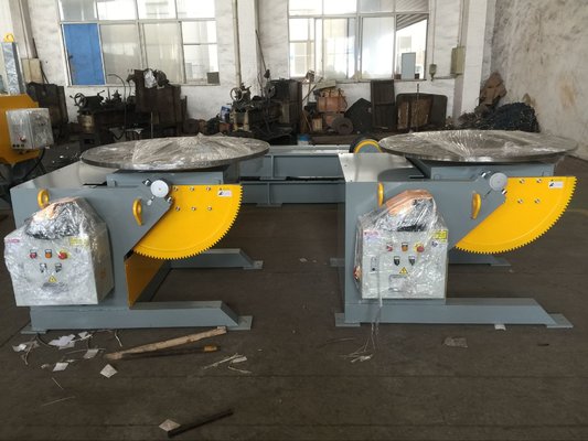Electric Tilting Elevating Welding Positioner Digital Display For Automatic Pipe Welding
