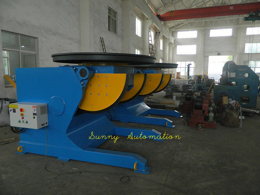Manual 1500mm Fixed Welding Positioner Cradle Type 5000kg Rated Load