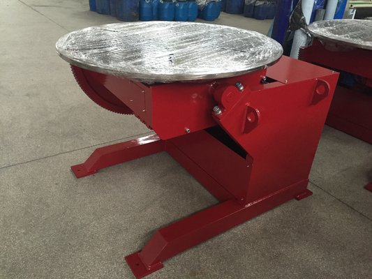 Automatic 10T Tube Welding Positioner , Rotating Welding Table VFD Control