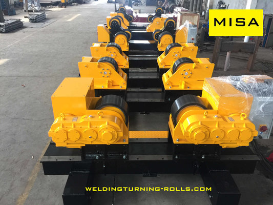 Hydraulic Tank Fit Up Rolls For Wind Tower Production Pipe Fit Up Growing Line