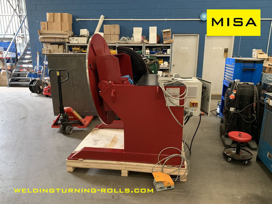 1200mm Faceplate Rotating Welding Positioner 0.12 - 1.2 Rpm Rotation Speed