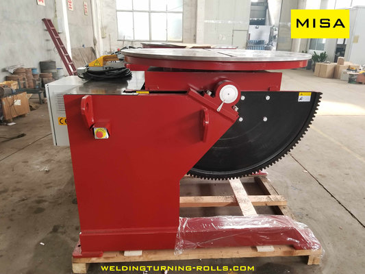 1200mm Faceplate Rotating Welding Positioner 0.12 - 1.2 Rpm Rotation Speed
