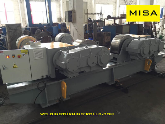 Heavy Duty Adjustable Tank Fit Up Rolls 200T With 6~60m/h Wheel Velocity