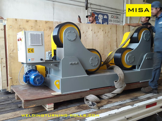 Automatic Self Aligning Welding Rotator HGZ-10 Drive / Idler For Pipe System