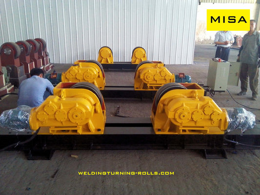 Metal Wheel Welding Turning Rolls / Welding Rotator With 150Ton Loading