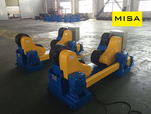 VFD Adjustable Tank Welding Rotator , Pipe Turning Rollers Heavy Duty