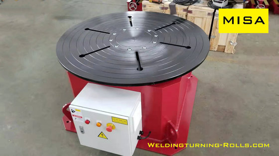 Custom Auto Fixed Welding Positioner 5000mm Diameter Table Electric Power