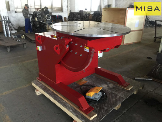 5t vast Lassend Instelmechanisme met de Hoek van 0~90° Turong en Lijst Φ1000mm