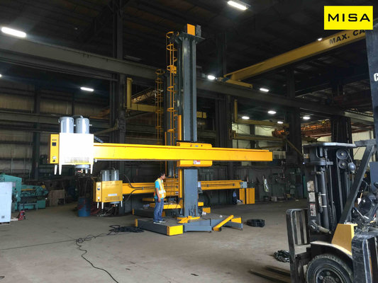 LH4040 Fixed And Motorized Welding Cloumn And Boom With Mig For Flange Welding