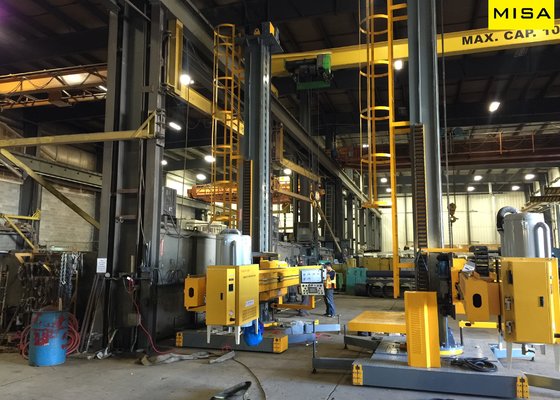 LH4040 Fixed And Motorized Welding Cloumn And Boom With Mig For Flange Welding