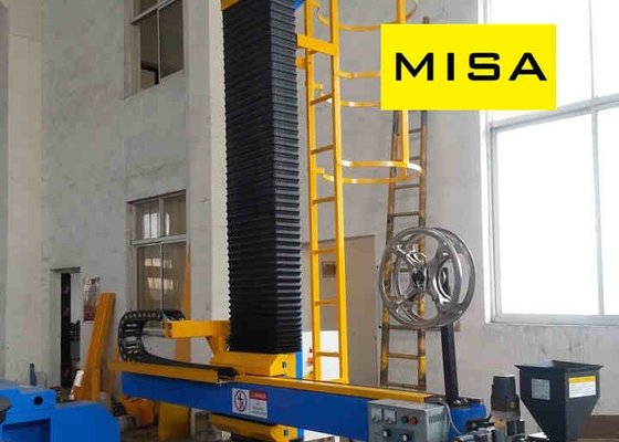 Fixed Welding Cloumn And Boom With Flange Welding And Saw System