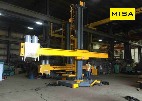 LH2020 Fixed And Manual Welding Column Boom Manipulator For Longitudinal Welding