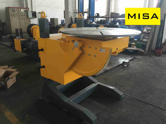 15 t Manual Elevating Welding Positioner With 1.1kw Turning Power For Vessel Welding
