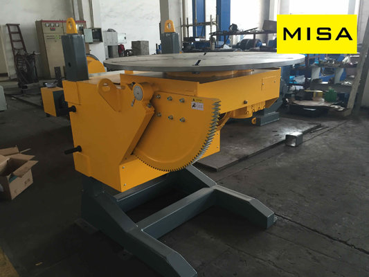 15 t Manual Elevating Welding Positioner With 1.1kw Turning Power For Vessel Welding